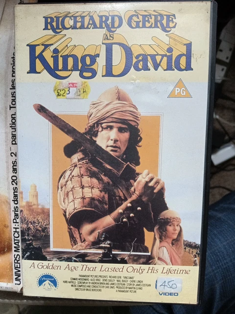 KING DAVID VHS Big Box Richard Gere 1985 [CIC Videos] £9.00 - PicClick UK
