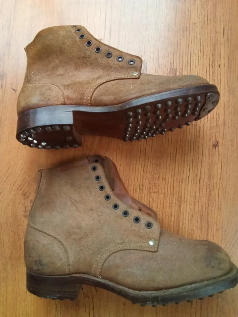 PAIRE DE BRODEQUINS militaire clouté Rieker EUR 45,00 - PicClick FR