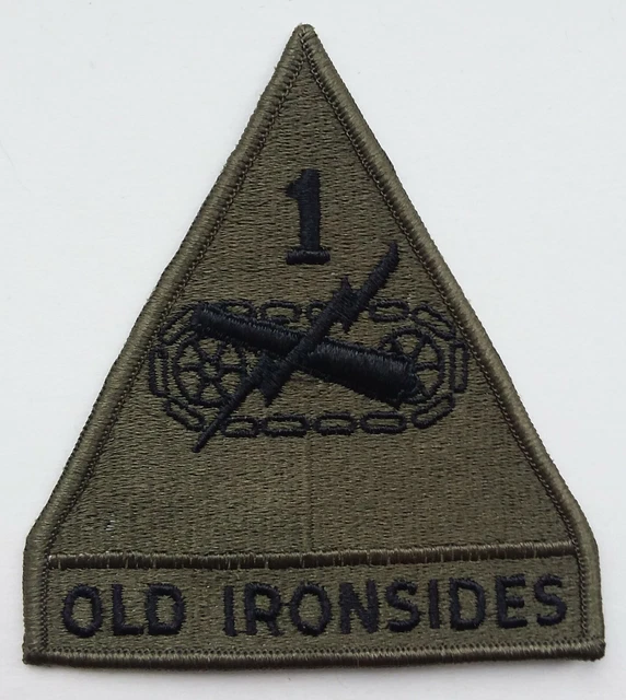 US ARMY PATCH 1st Armored Division BDU Battle Dress Uniform Badge ...