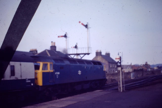 35MM RAILWAY SLIDE BR BRITISH RAIL DIESEL LOCO Class 47 Ladybank 1979 £ ...
