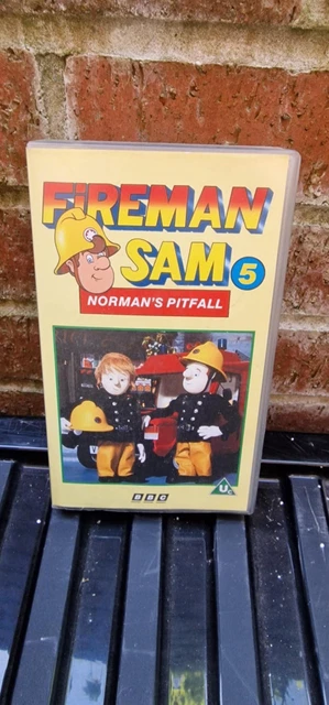 FIREMAN SAM NORMAN'S Pitfall Vintage 1990s BBC VHS Tape for Children £ ...