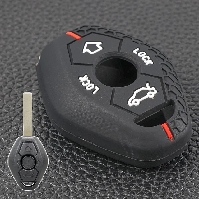 FOR BMW E46 E36 E39 E61 E60 2 Button Remote Key Fob Case Cover Holder ...