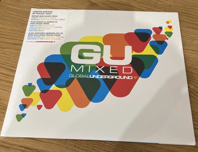 2007~GU MIXED~GLOBAL UNDERGROUND~4 x CD Album~Brand New & Sealed £9.95 ...