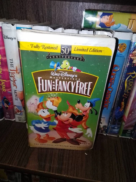 WALT DISNEY MASTERPIECE Fun and Fancy Free 1997 VHS $25.00 - PicClick CA