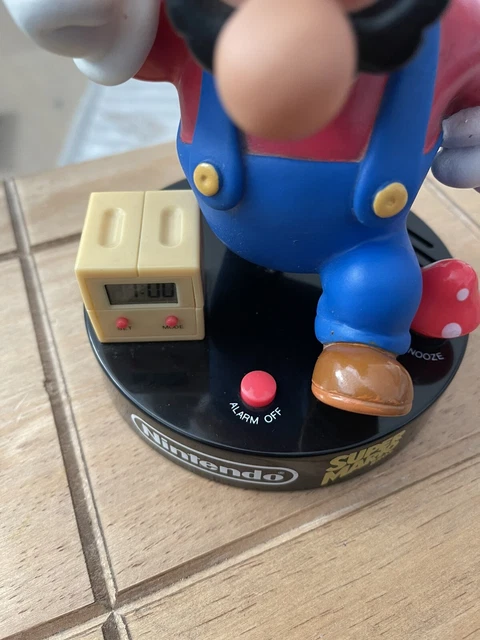 RETRO SUPER MARIO Bros Talking Alarm Clock - Zeon - Nintendo - Working ...