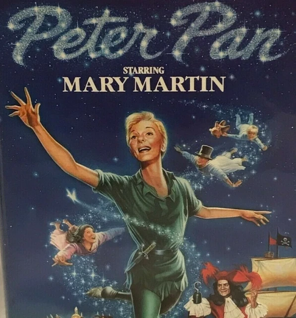 PETER PAN VHS,1990 Mary Martin 30th Anniversary Collectors Edition ...