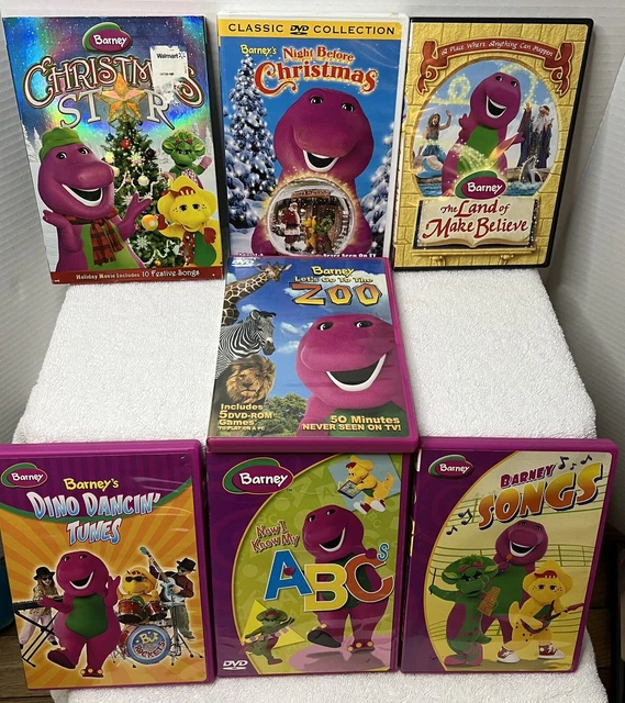BARNEY DVD LOT/7 READ Includes Holiday & Sing Along Episodes ...