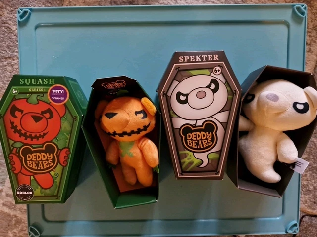 DEDDY BEARS X 2 Squash & Spekter Plush Soft Toys £4.37 - PicClick UK