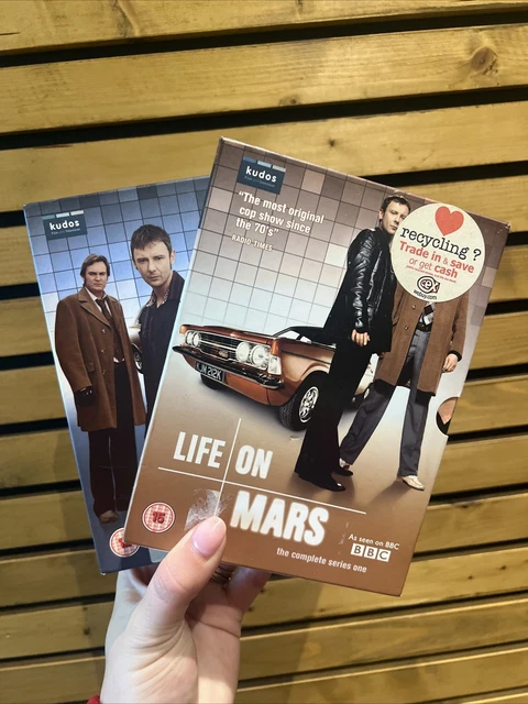 LIFE ON MARS Series 1 & 2 DVD Box Sets Kudos BBC John Simm 2006 / 2007 ...