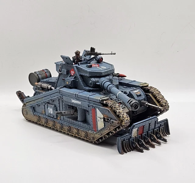 WARHAMMER 40K DEATH Korps Of Krieg Malcador Heavy Tank with Commander £ ...