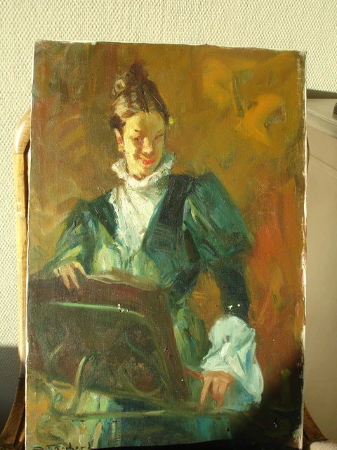 DURANDO TOGO RICHARD tableau huile sur toile art nouveau, art déco ...