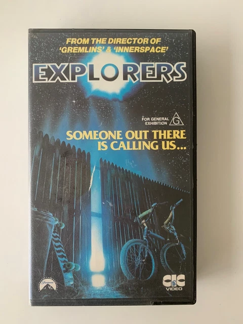 EXPLORERS VHS 1985 Adventure River Phoenix Ethan Hawke 80s CIC Big Box ...
