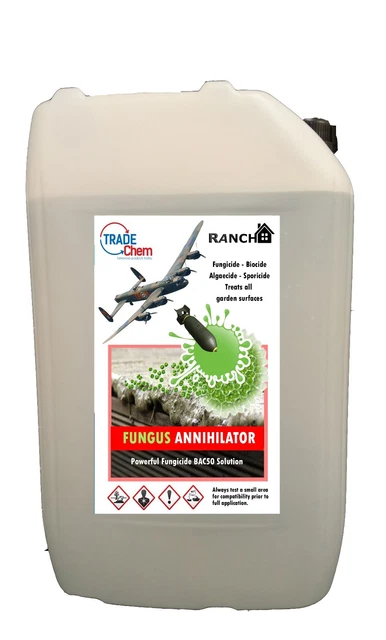 FUNGUS ANNIHILATOR BAC50 Benzalkonium Chloride Solution Algae Fungicide ...