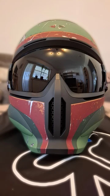 RUROC RG1-DX CORE BOBA FETT - Y/S 52-56CM - Ski Helm - Star Wars ...