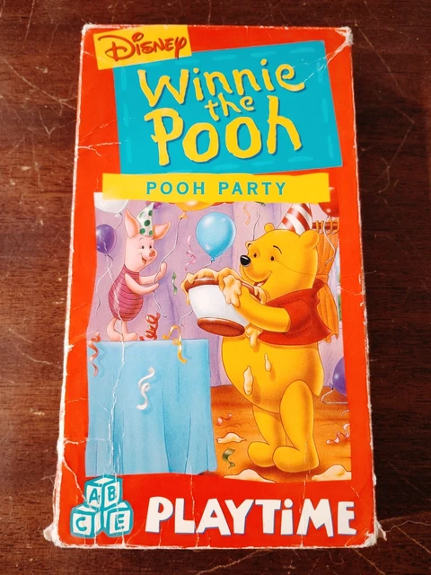 WINNIE THE POOH Pooh Party VHS Disney Video Tape Playtime Kids