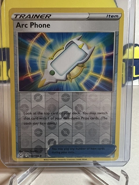 POKÉMON TCG ARC Phone Sword & Shield - Lost Origin 152/196 Reverse Holo ...