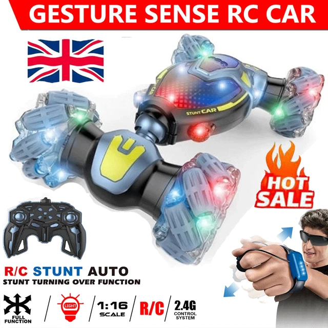 360° 4WD STUNT Car RC Hand Gesture Sensing Off-Road Remote Control Off ...