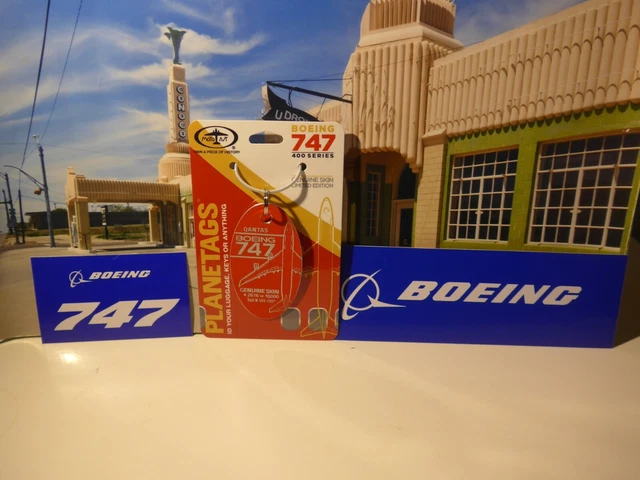 QANTAS BOEING 747-400 Genuine skin Tag Tail VH-OJP # 2616/10,000+Bonus ...
