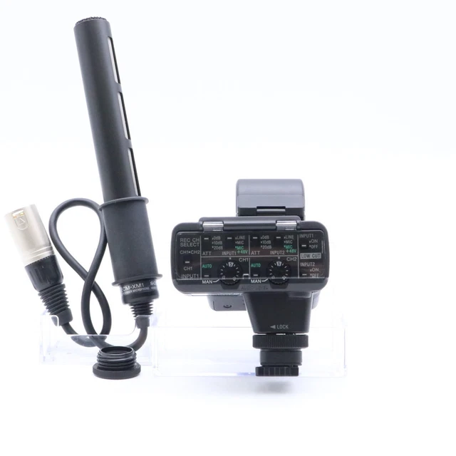 SONY XLR-K2M XLRK2M w/microphone ECM-XM1 adapter kit [Top Mint] #6283 ...