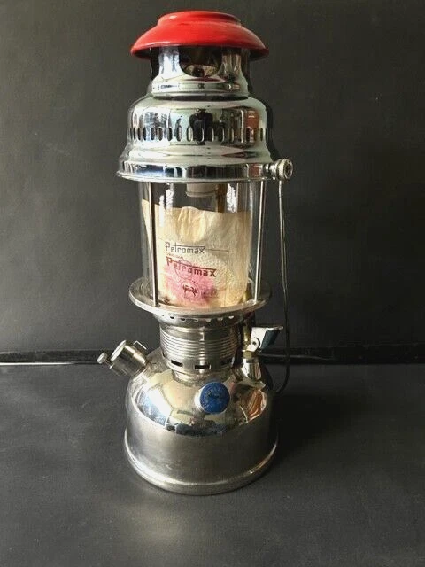 OLD VINTAGE PETROMAX Rapid 829/500Cp Kerosene Lantern Lamp Original Superax Glas £582.08 ...