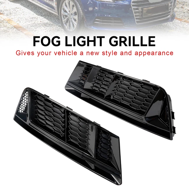 FRONT FOG LIGHT Grill Lower Bumper Grille Chrome Pour AUDI A4 B9 2016-2018 EUR 79,19 - PicClick FR