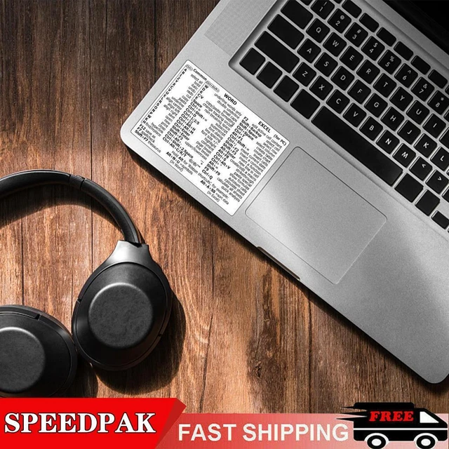 NEW FOR PC Laptop Windows PC Reference Keyboard Shortcut Sticker ...