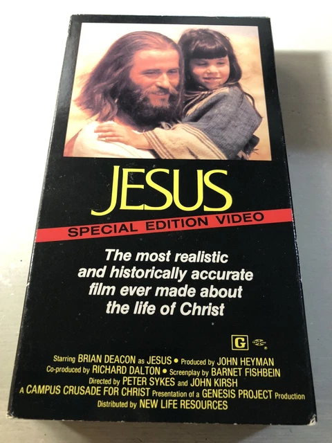 JESUS - SPECIAL Edition (1979) VHS Biography Drama 77 Minute Version £4.42 - PicClick UK