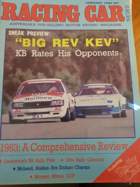 VINTAGE RACING Car News Magazine January 1984 $13.95 - PicClick AU