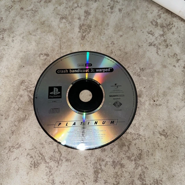 CRASH BANDICOOT 3 : Warped CD SEUL sur PlayStation 1 Ps1 - FR EUR 8,90 ...