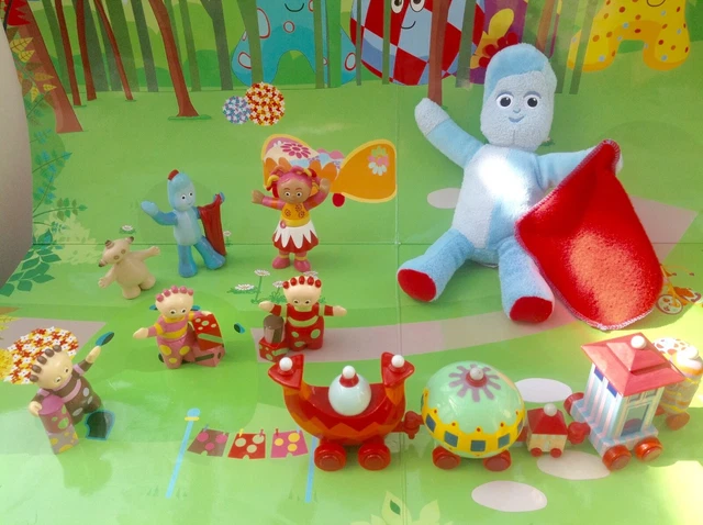 IN THE NIGHT Garden Talking Iggle Piggle Ninky Nonk Treno & Figure Set ...