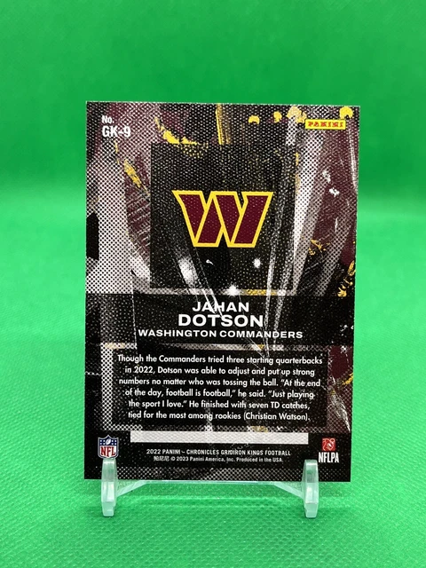 JAHAN DOTSON 2022 Gridiron Kings #GK-9 RC Rookie A220 $1.89 - PicClick CA