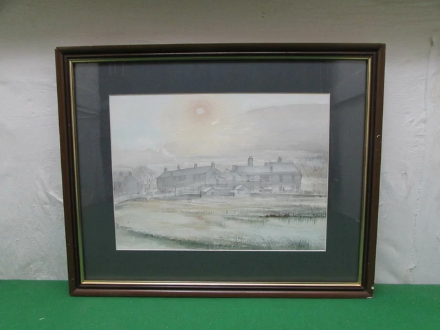 WATERCOLOUR LANDSCAPE PAINTING by Oldham Artist David Ford (1943-2015 ...