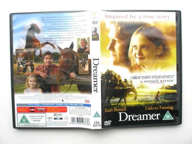 DREAMER DVD. KURT Russell And Dakota Fanning. £4.00 - PicClick UK