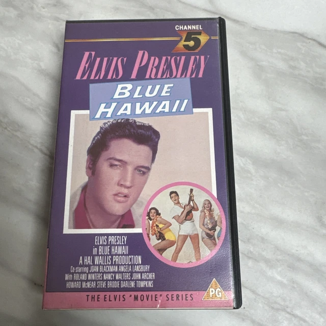 ELVIS PRESLEY BLUE Hawaii Joan Blackman Channel 5 Pal Vhs Video £10.00 ...
