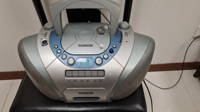 BOOMBOX THOMSON RADIO CD Player Cassette TM 9036 Con Istruzioni EUR 44 ...