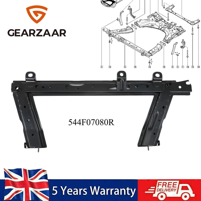 FRONT SUBFRAME CROSSMEMBER Radiator Support Bar for Renault Captur MK1 ...