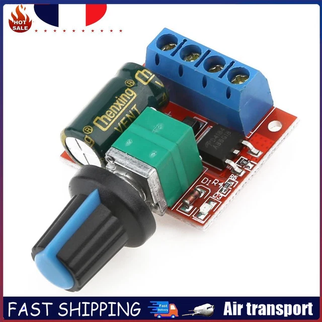DC MOTOR PWM Speed Controller 5-28V Speed Control Switch Speed ...