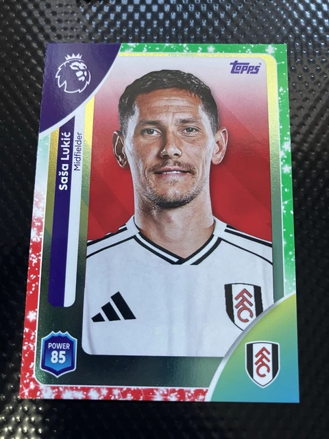 TOPPS PREMIER LEAGUE Festive 2026 Card Sasa Lukic Fulham £0.99 ...