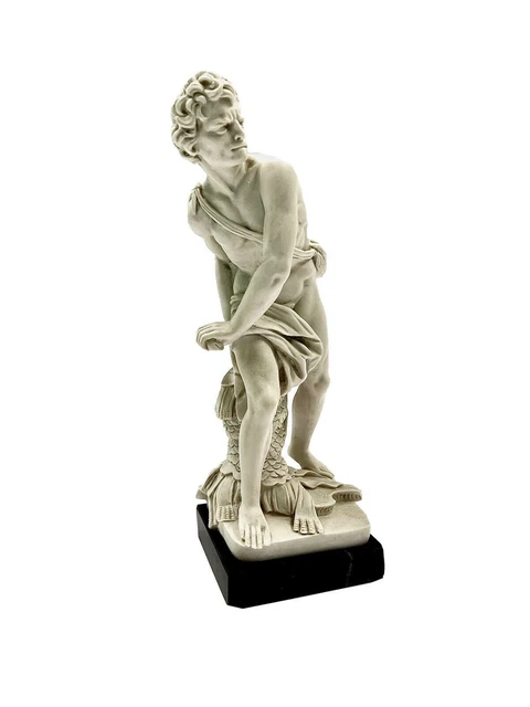 STATUE DE BASE en marbre de David Del Bernini fabriquée en Italie ...