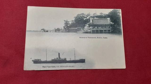 Sale Postcard Japan Shinano Maru Nippon Yusen Ship Photo Wakayama 1910s Eur 781 Picclick Fr