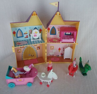PEPPA PIG PRINCESS Peppa Secret Tower, Sir George & Dragon & Carriage ...