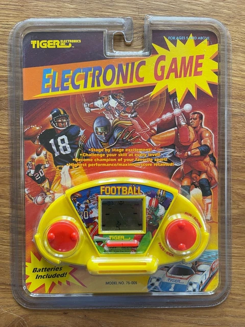 VINTAGE TIGER ELECTRONIC Game Football (1991) - NOS/OVP - Sammlerstück ...