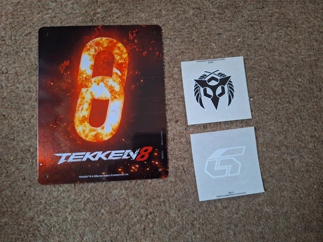 TEKKEN 8 LAUNCH Edition Metal Plate + Stickers £9.90 - PicClick UK