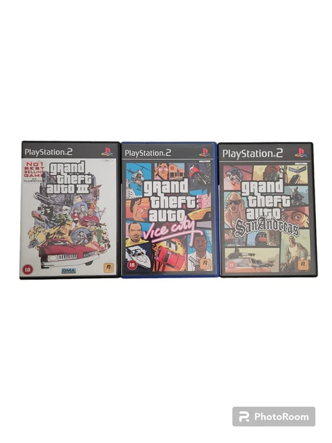 PS2 GTA GRAND Theft Auto 3 Vice City San Andreas £19.99 - PicClick UK