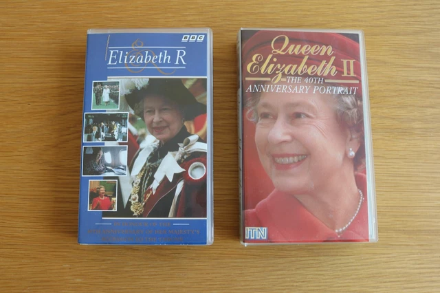 RARE ~ QUEEN ELIZABETH II ~ 40th ANNIVERSARY ~ VHS VIDEO SET ~ ROYAL ...