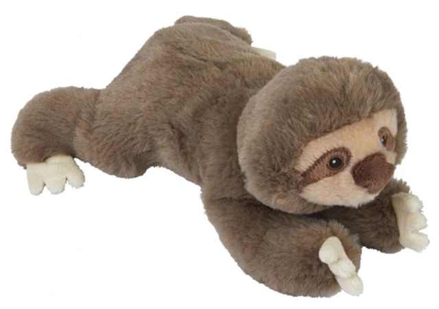 RAVENSDEN PLUSH SLOTH Laying 23Cm - Fr019St Soft Teddy Cuddly Wild Bear ...