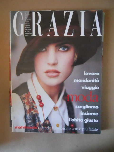 GRAZIA RIVISTA DI moda n 2558 1990 Numero Doppio Moda [VL30] EUR 12,20 ...