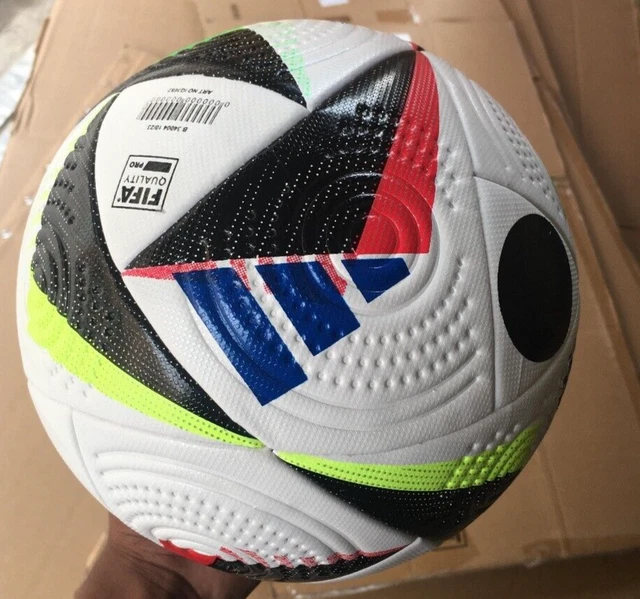 ADIDAS FUSSBALLLIEBE UEFA Euro 2024 Official Match Soccer Ball Size 5 £ ... ADIDAS FUSSBALLLIEBE UEFA Euro 2024 Official Match Soccer Ball Size 5 £ ...