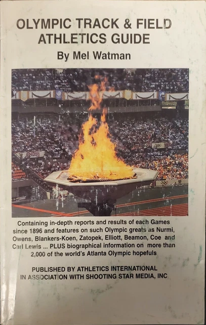 GUIDA OLIMPICA ATLETICA leggera su pista e campo di Mel Watman - 1996 ...