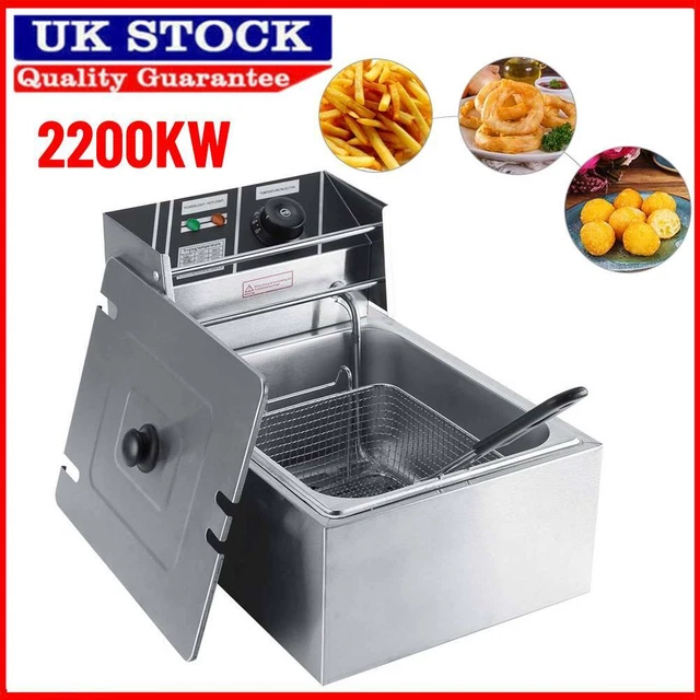 COMMERCIAL ELECTRIC DEEP Fryer Fat Chip Single Dual Tank Large ...